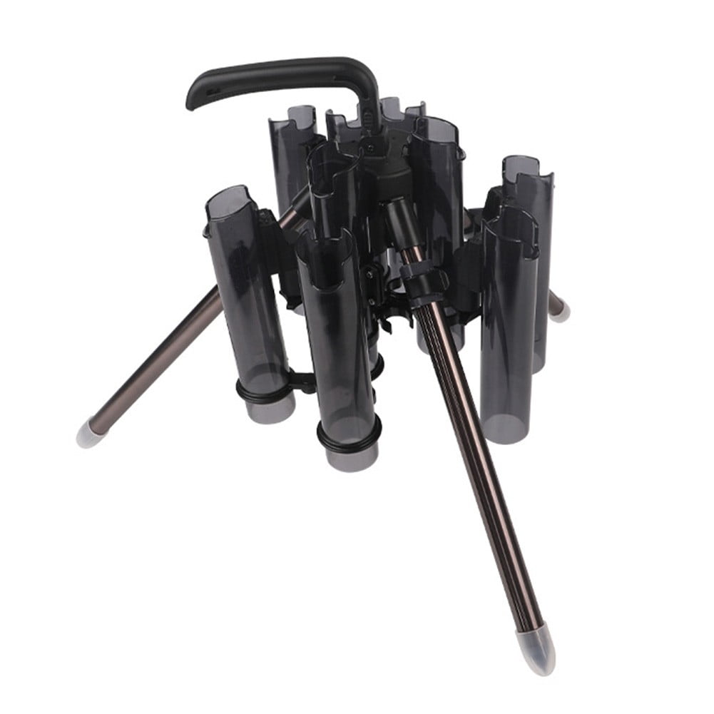 FALYEE Portable Fishing Rod Support Tripod 9 Rods Stand Telescopic Rack ...