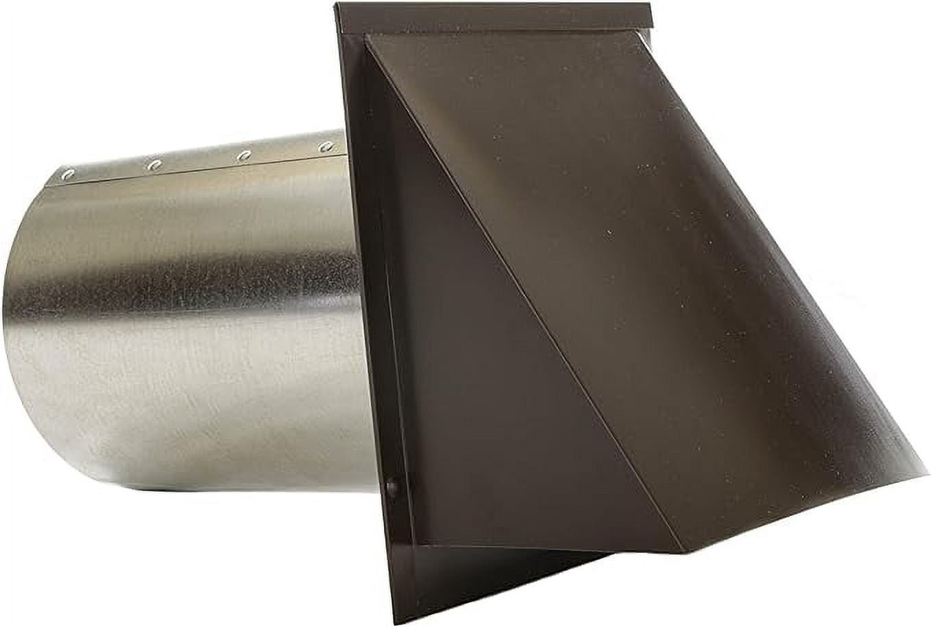 FAMCO Galvanized Steel Hooded Wall Vent With Damper, Dryer Vent Outlet ...