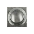 Famco Galvanized Steel Hooded Wall Vent With Damper Dryer Vent Outlet