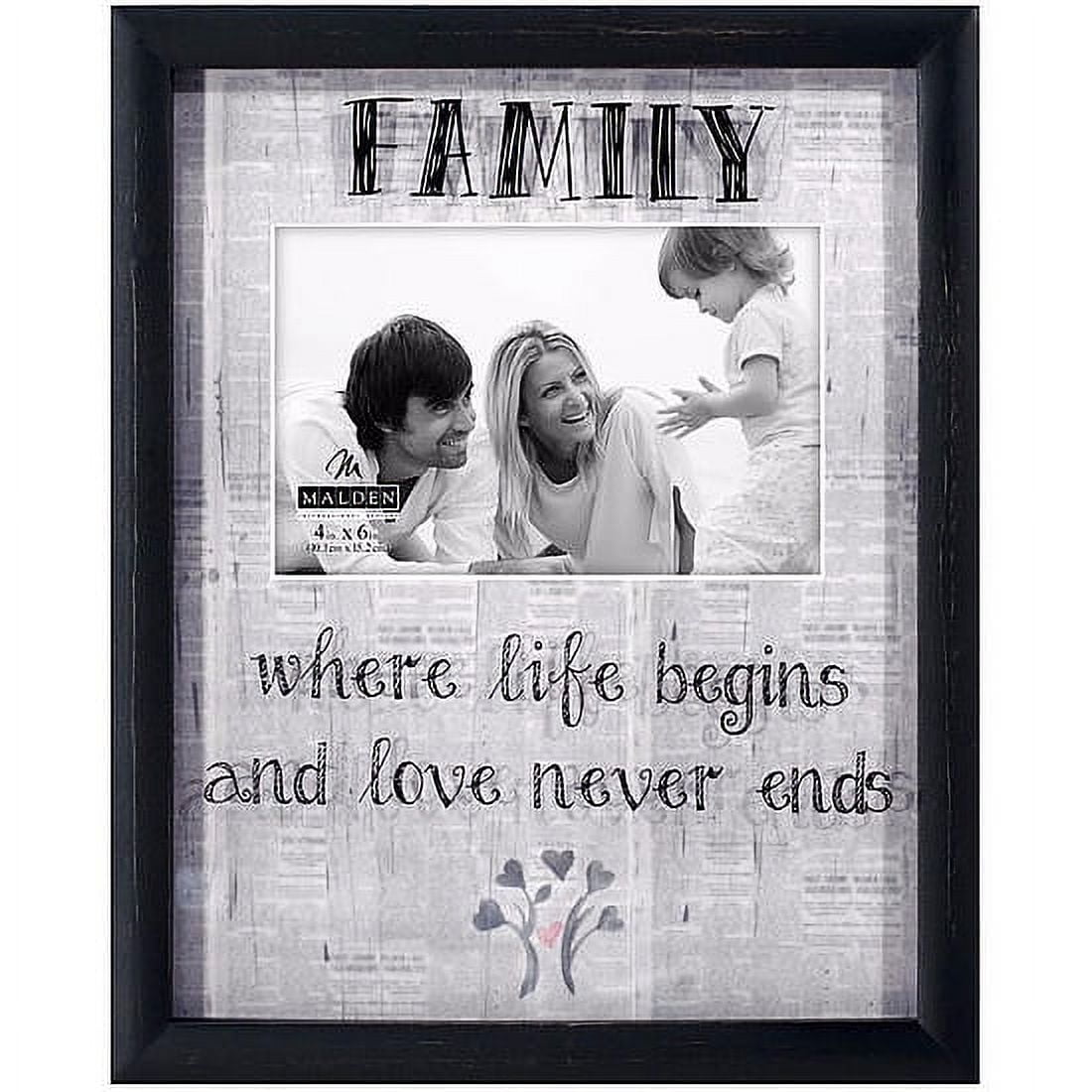 FAMILY Newprints Reflection Frame - 4x6 - Walmart.com