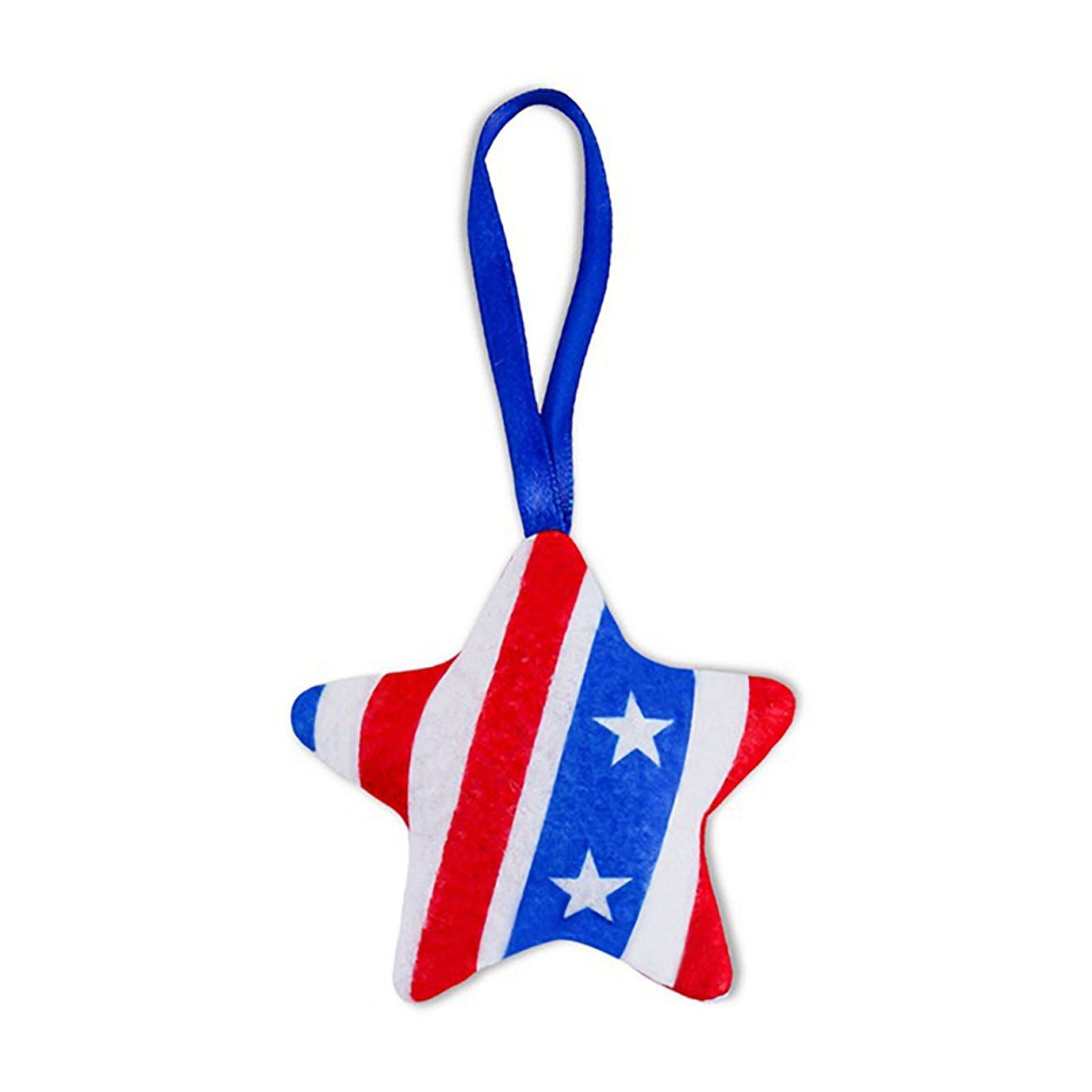 FAMTKT 4th of July Decorations Patriotic Hanging Star Ornament Red ...