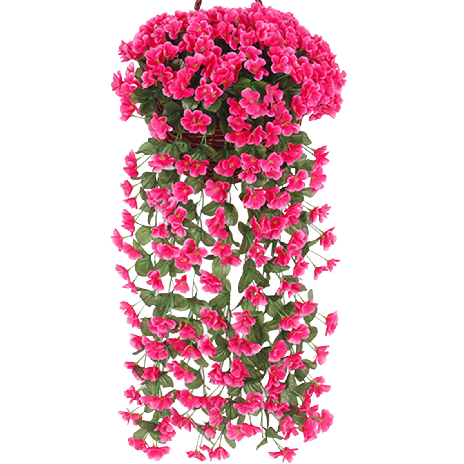 FAMTKT Artificial Hanging Flower Fake Plants Artificial Chlorophytum ...