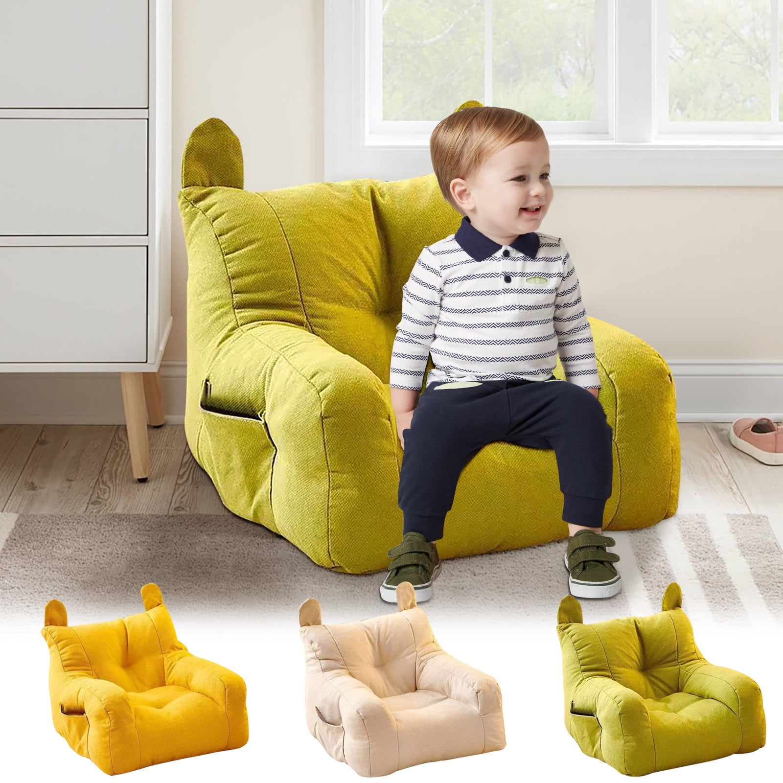 FAMTKT Chairs for Small Children Child Sofa Lazy Chair Storage Chair ...
