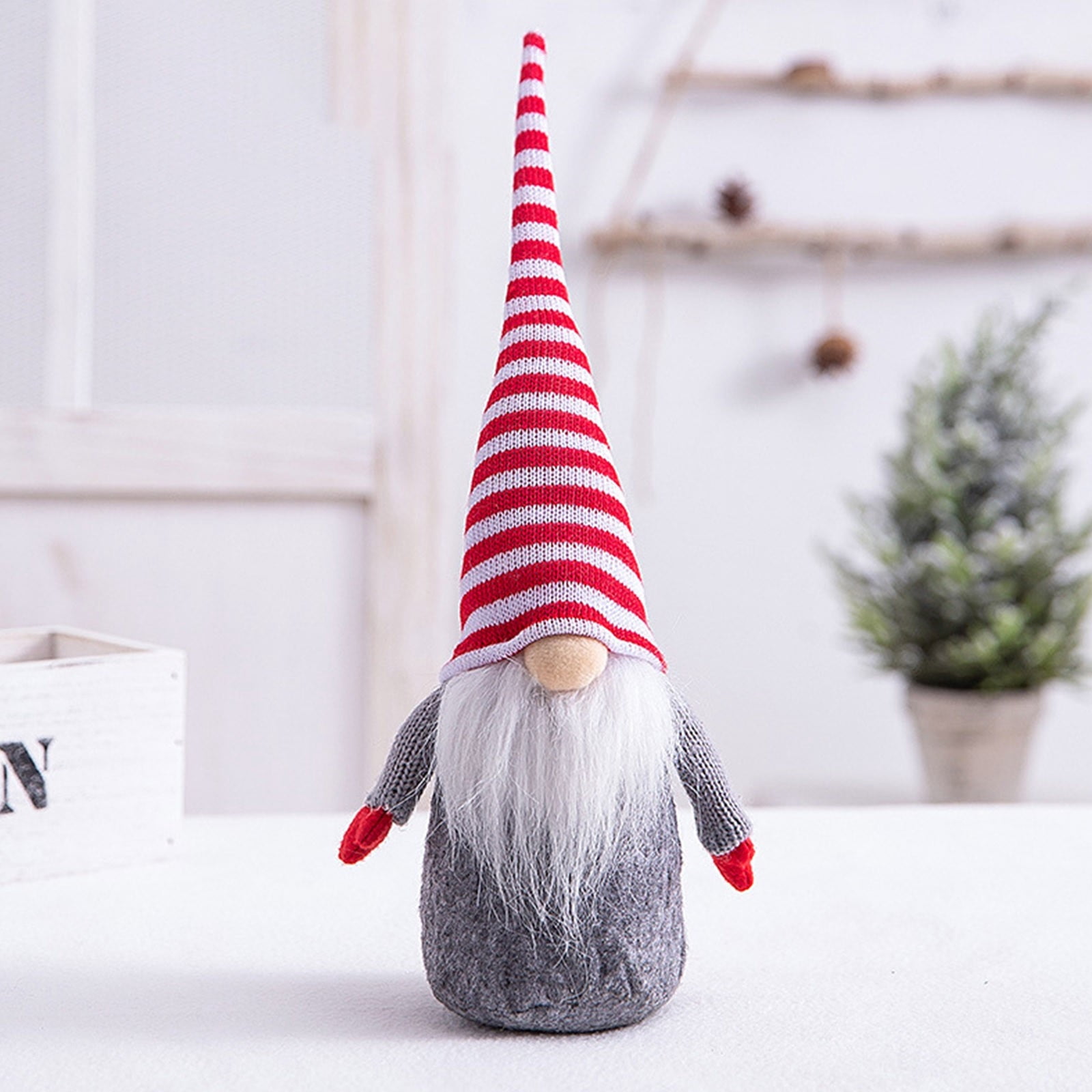 FAMTKT Christmas Gnomes Christmas Decorations Faceless Doll Ornament ...