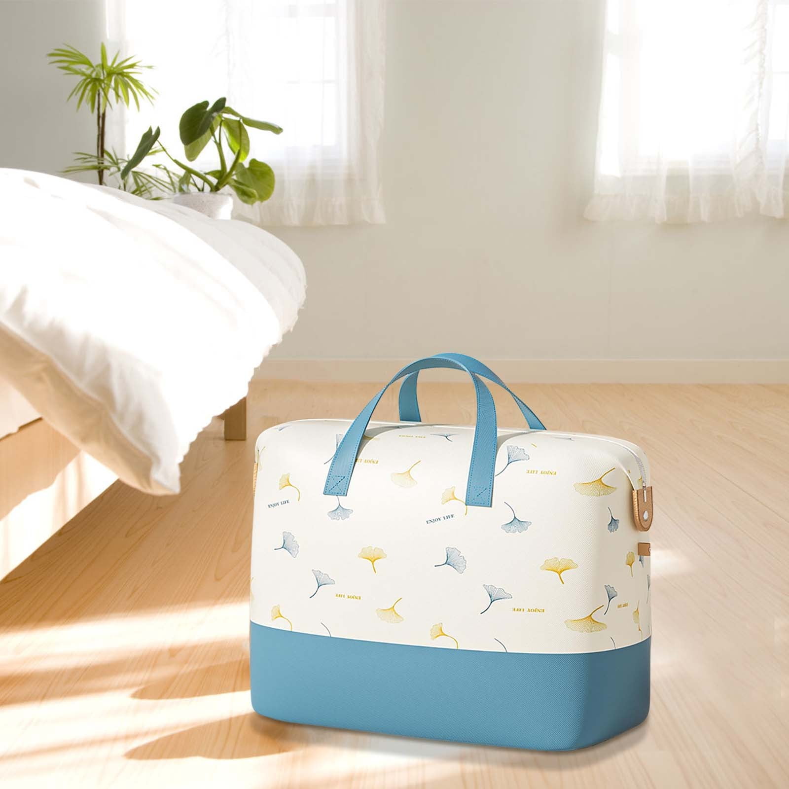 FAMTKT Clothing Storage Bag Divided Into Compartments Large Capacity ...