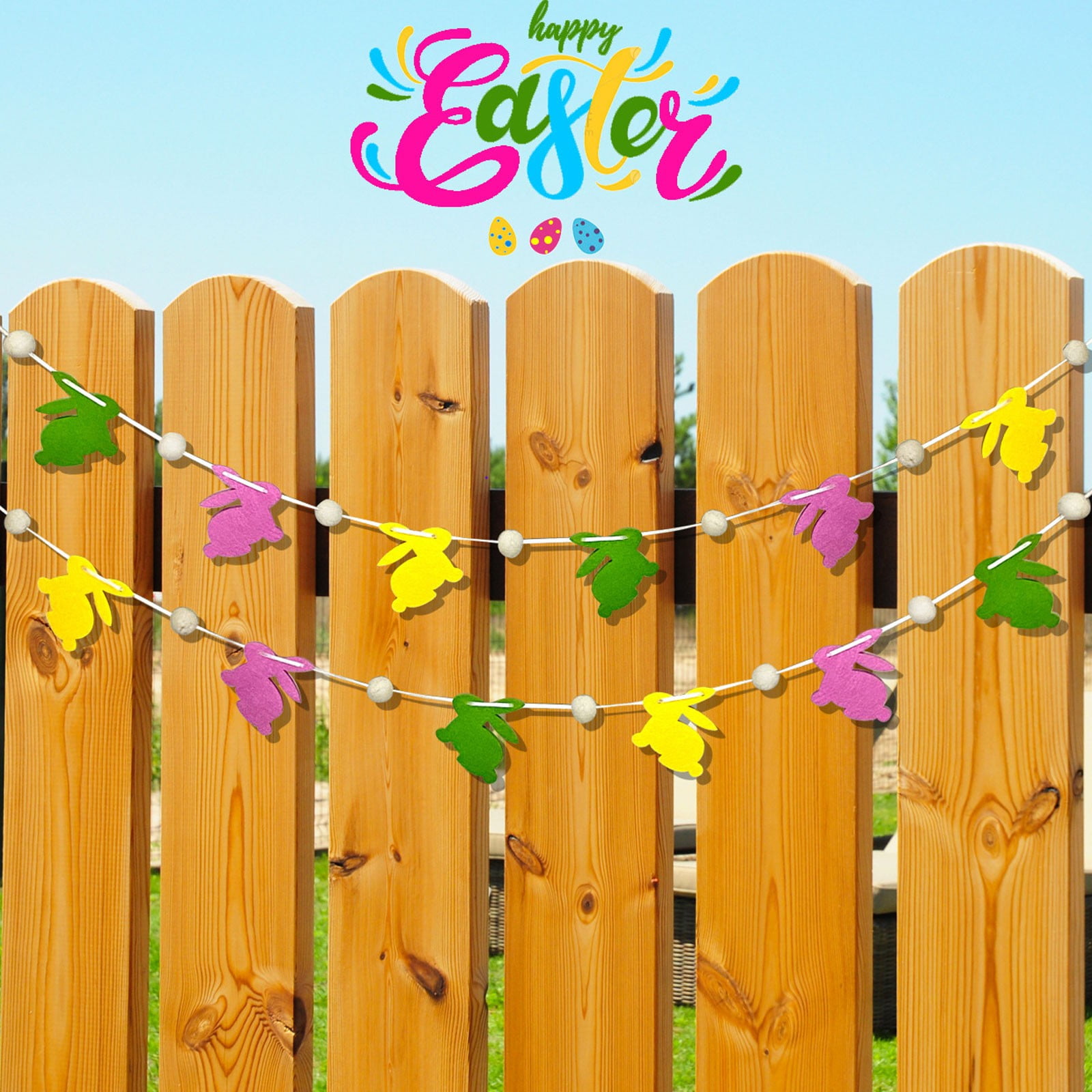FAMTKT Easter Tree Hanging Ornaments Easter Decorations, Spring Party ...
