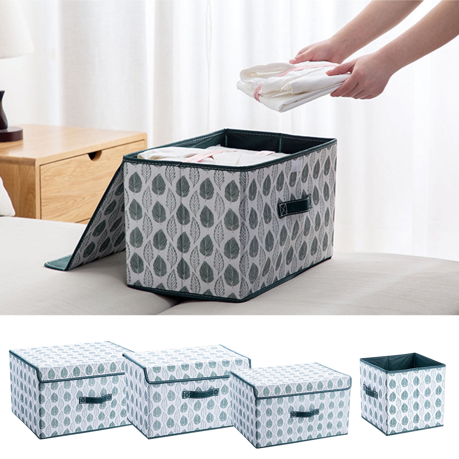 FAMTKT Folding Storage Box, Toy Storage Box, Household Wardrobe ...