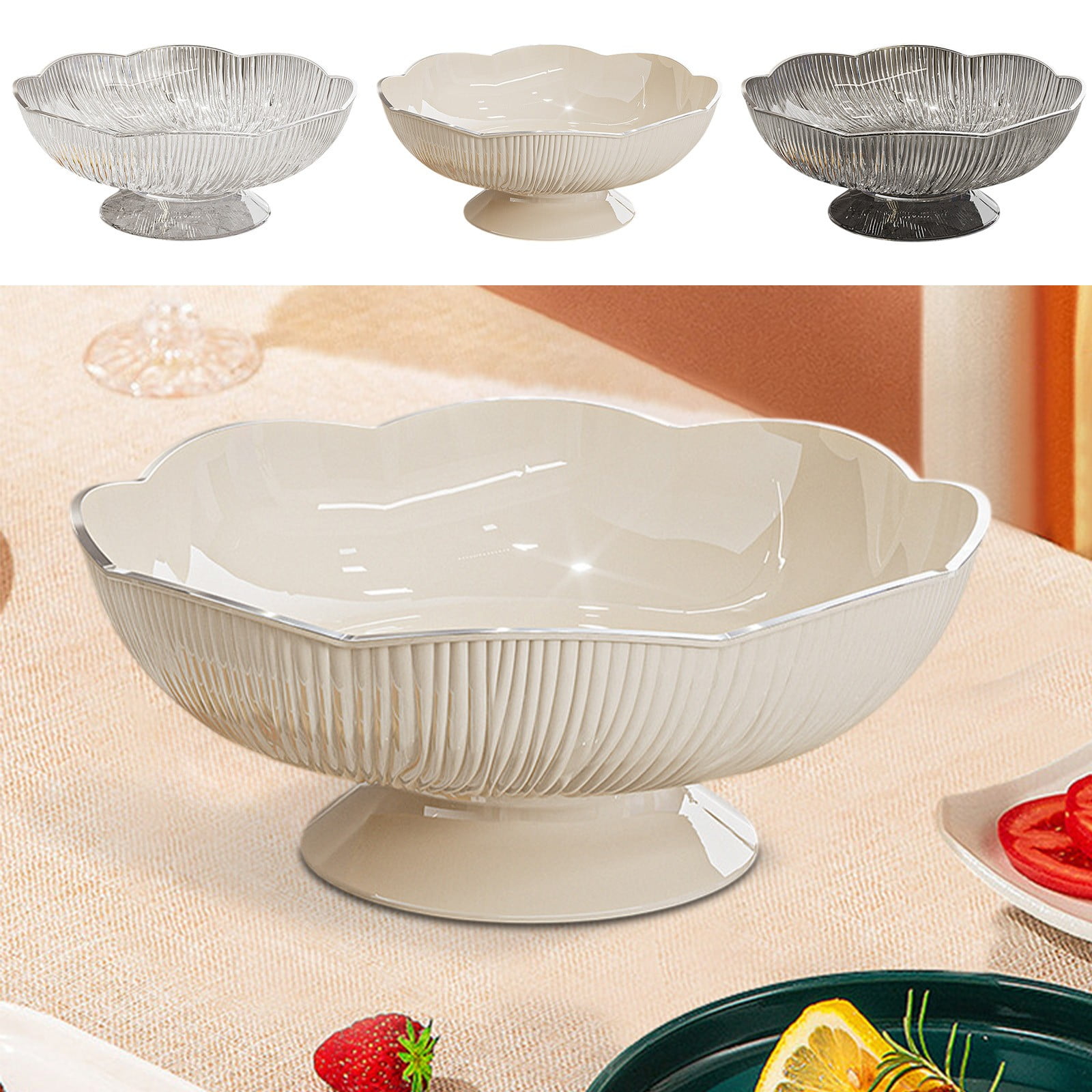 FAMTKT Fruit Plates High Value Lights Pitches Fruit Plates Household ...