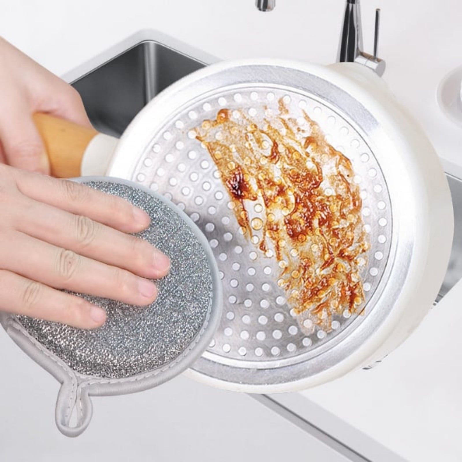 FAMTKT Kitchen Towels Kitchen Dish Sponges for Washing Dishes Cleaning ...