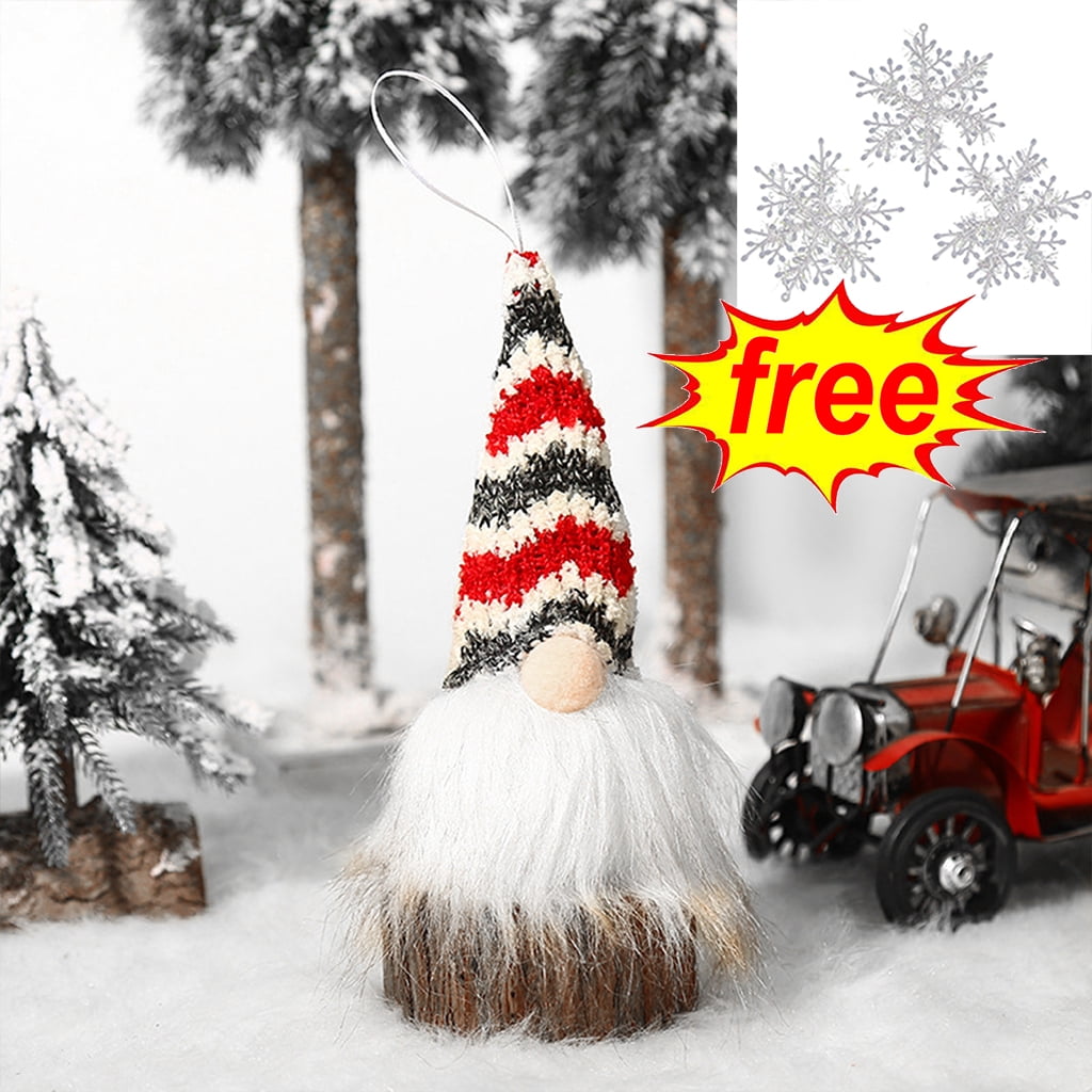 FAMTKT Light up Christmas Gnomes Elf Handmade Gnomes Ornaments Cute ...