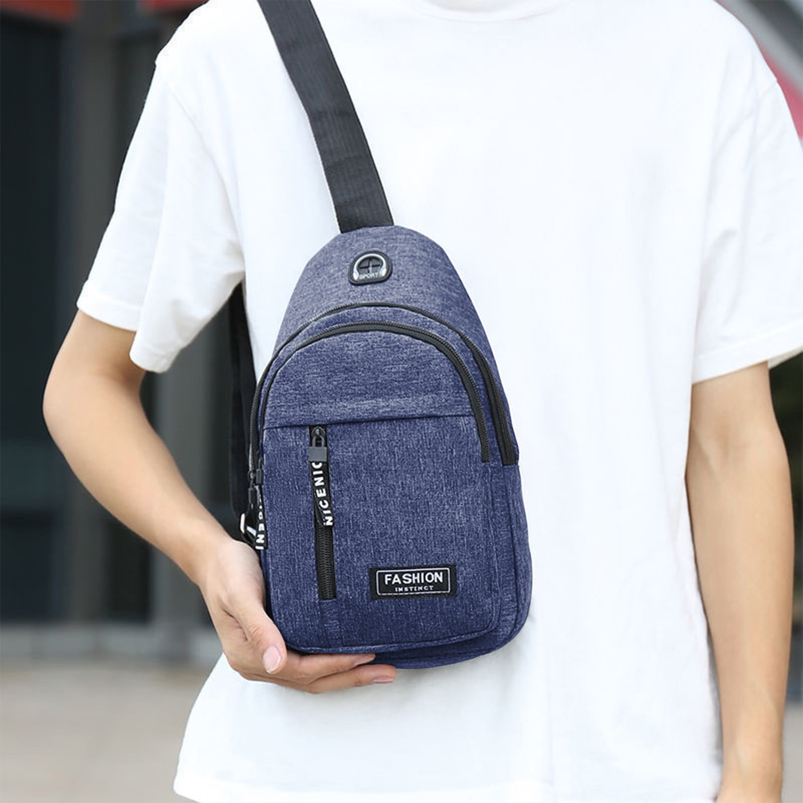 FAMTKT Sling Bags, Strap Bag, Casual Crossbody Sling Backpack, Shoulder ...