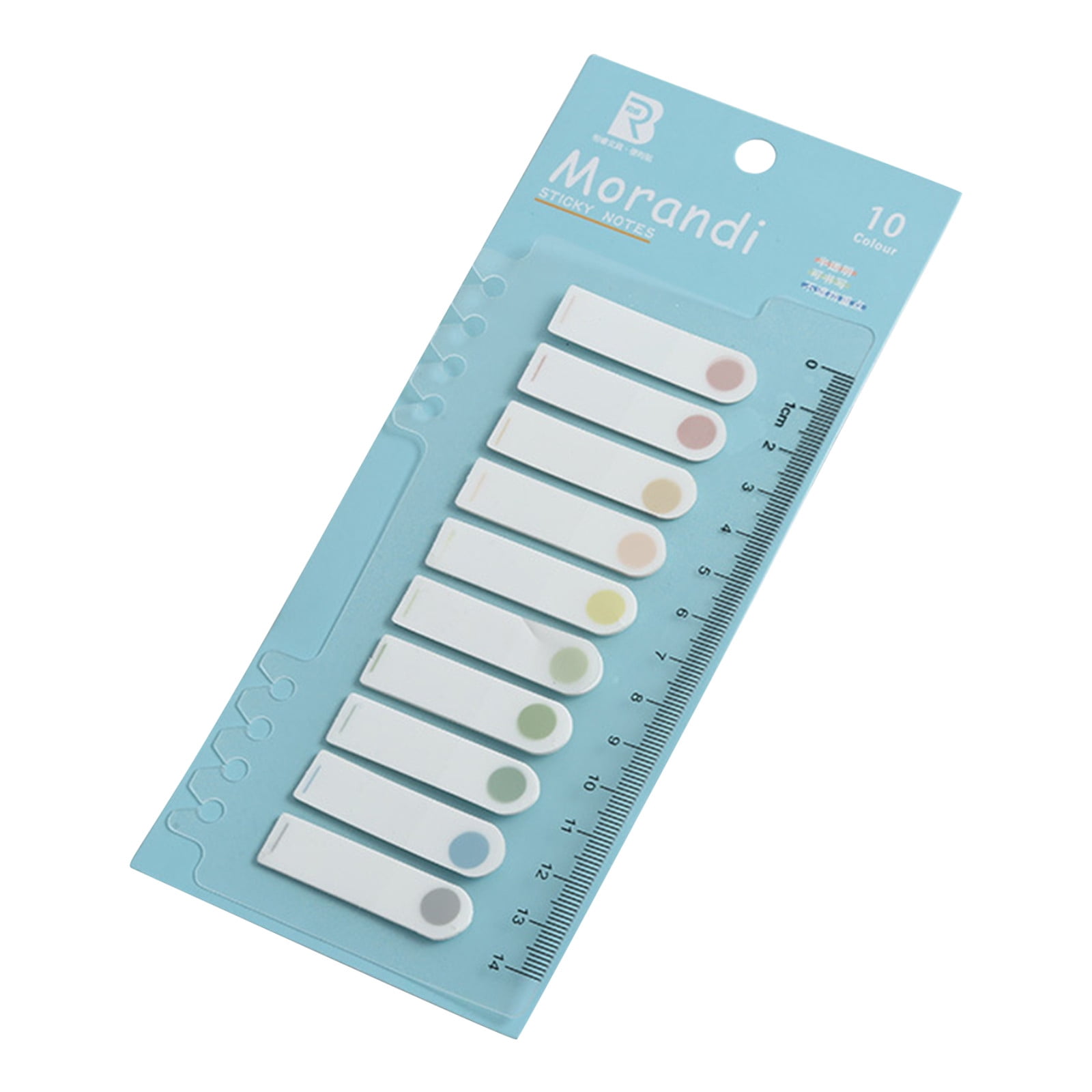 FAMTKT Sticky Notes Color Transparent Stickers Notes Stickers Ruler ...