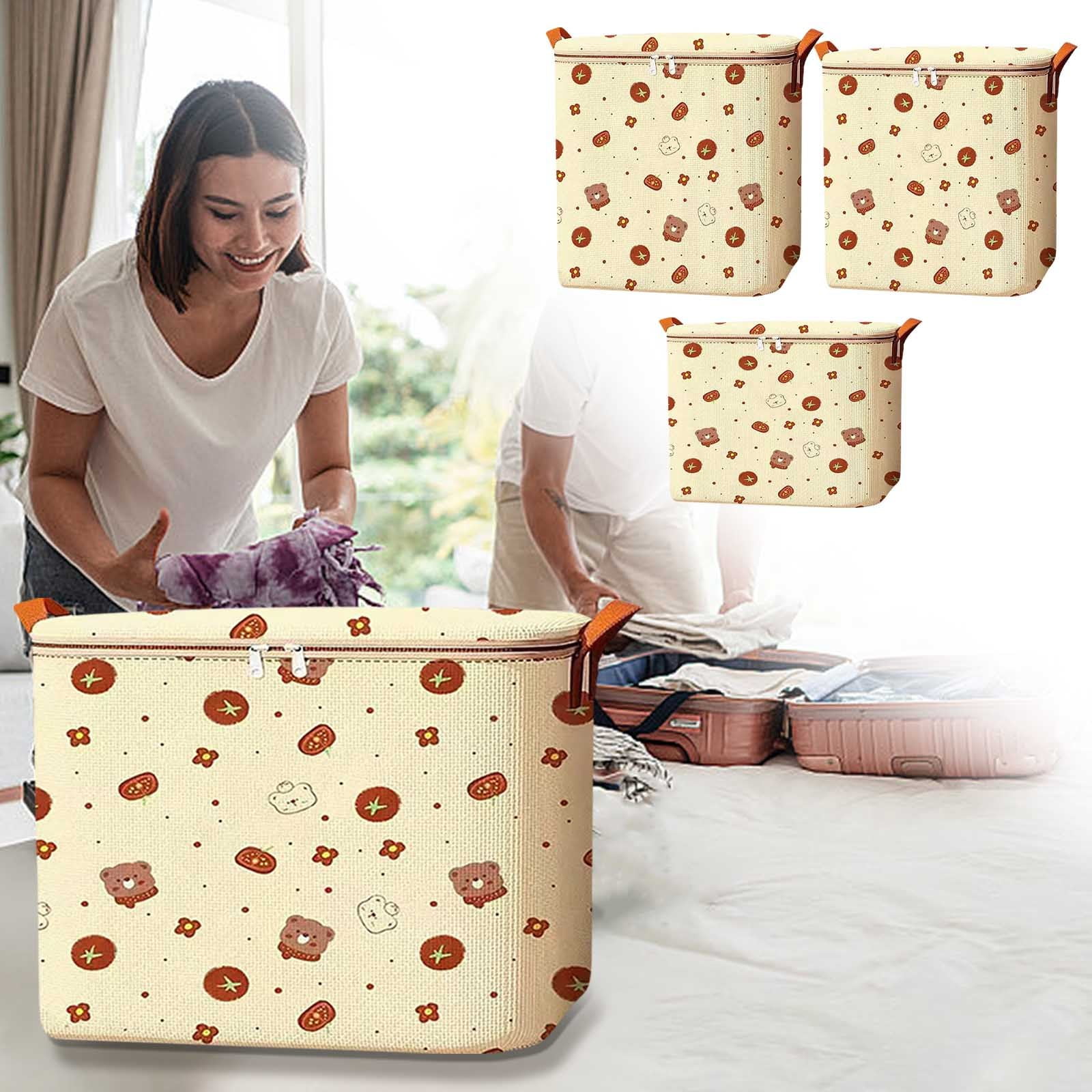 FAMTKT Tomato Bear Clothing Storage Household Large Capacity Wardrobe ...