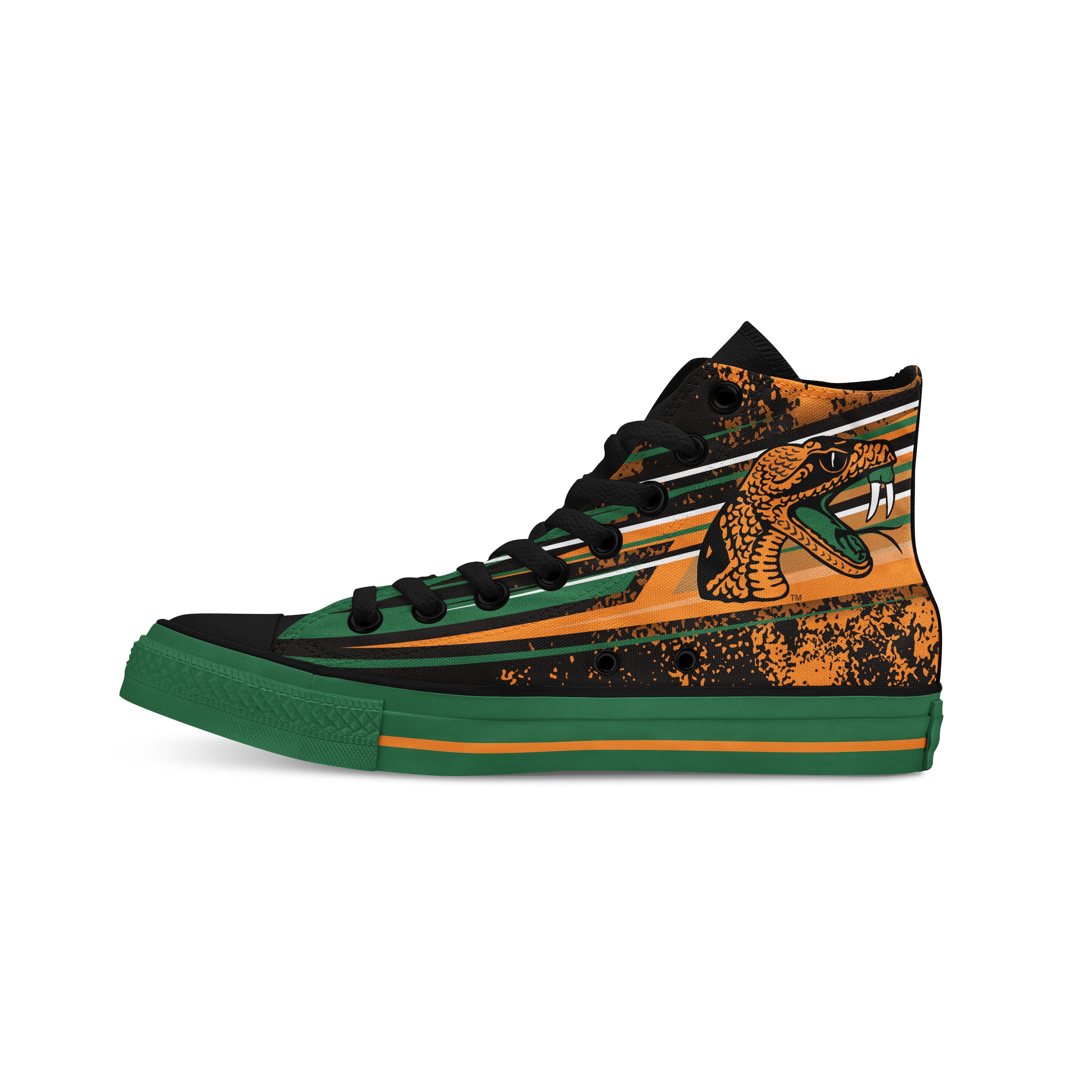 FAMU High Top Canvas Sneaker - Walmart.com
