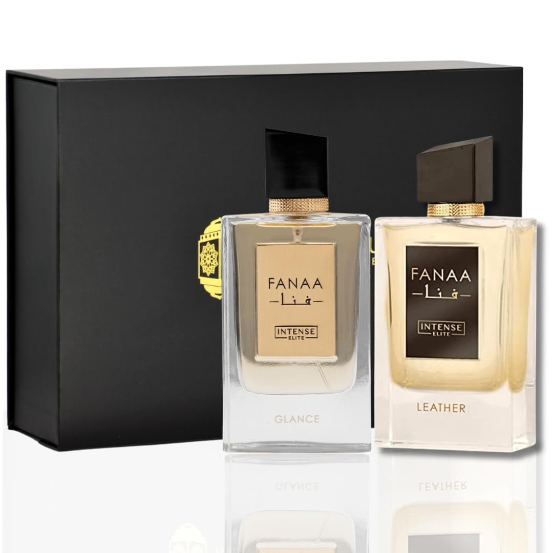 FANAA Leather for Men & FANAA Glance for Women EDP - Eau De Parfum 100 ...