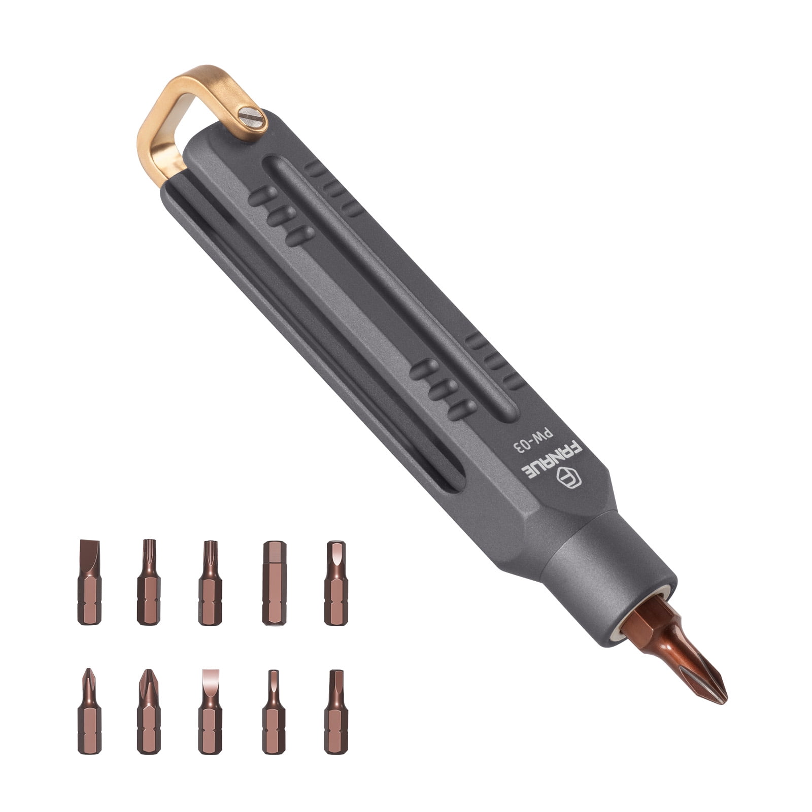 FANAUE EDC Screwdriver Set, Magnetic Small Screw Driver with 10 S2 ...