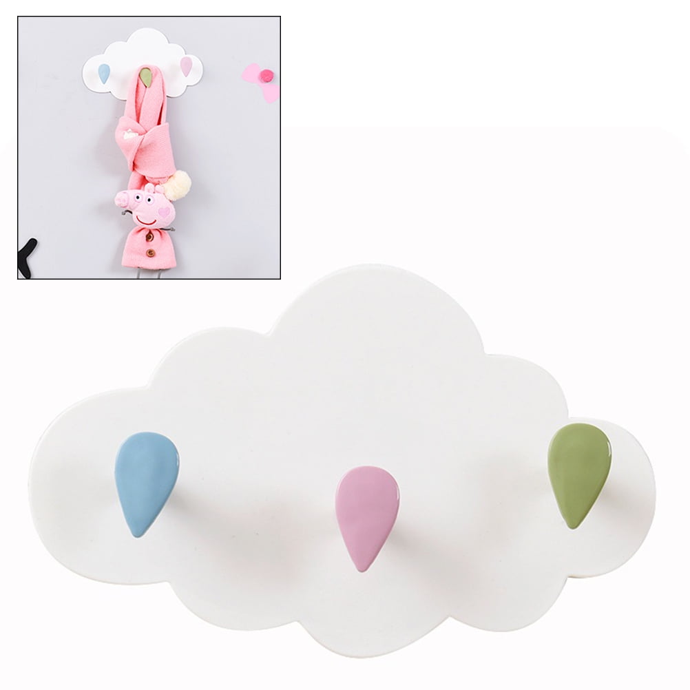 Tssuoun Creative Cloud Seamless Organizer 3 Hook Kitchen Bedroom ...