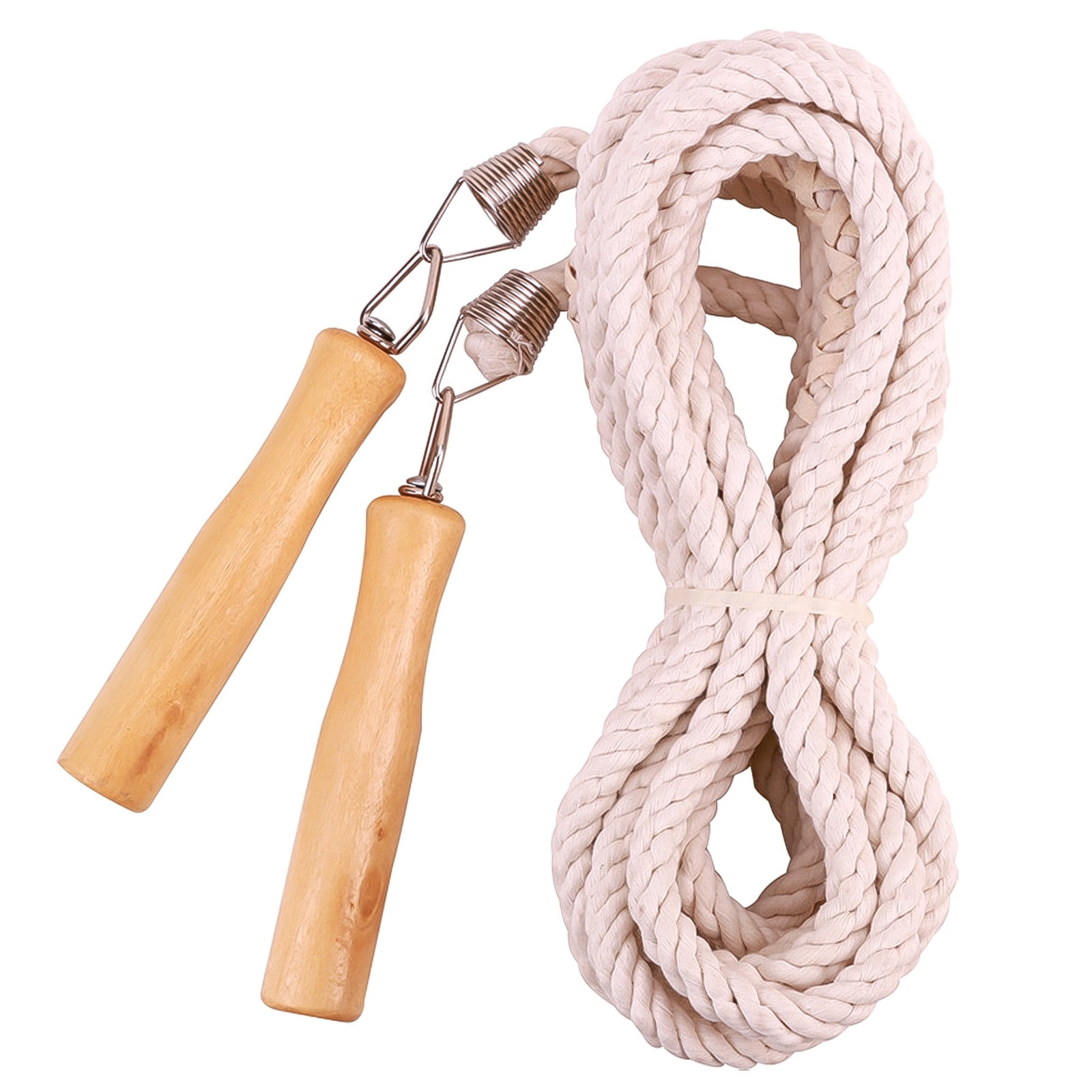 FANCY Double Dutch Jump Ropes with Wood Handle 5m Long Cotton Skipping ...