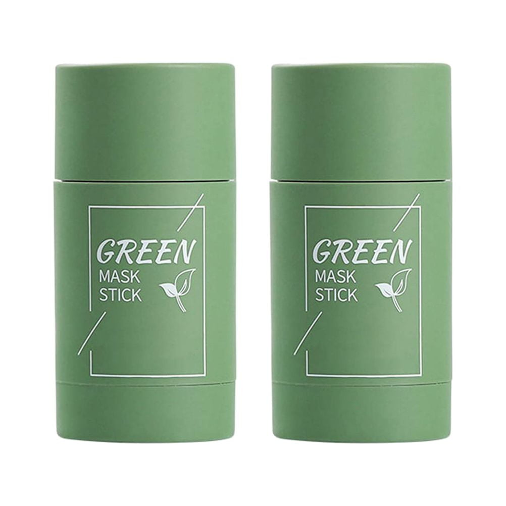 Tssuoun Green Tea Purifying Clay Stick Mask Oil Control Solid Mask Deep ...