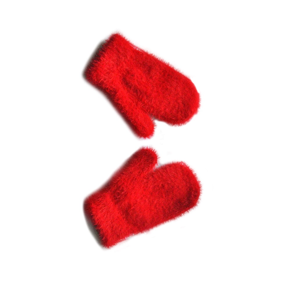 Tssuoun Kids Mittens Comfortable Keeping-warm Mitten Thickened Children ...