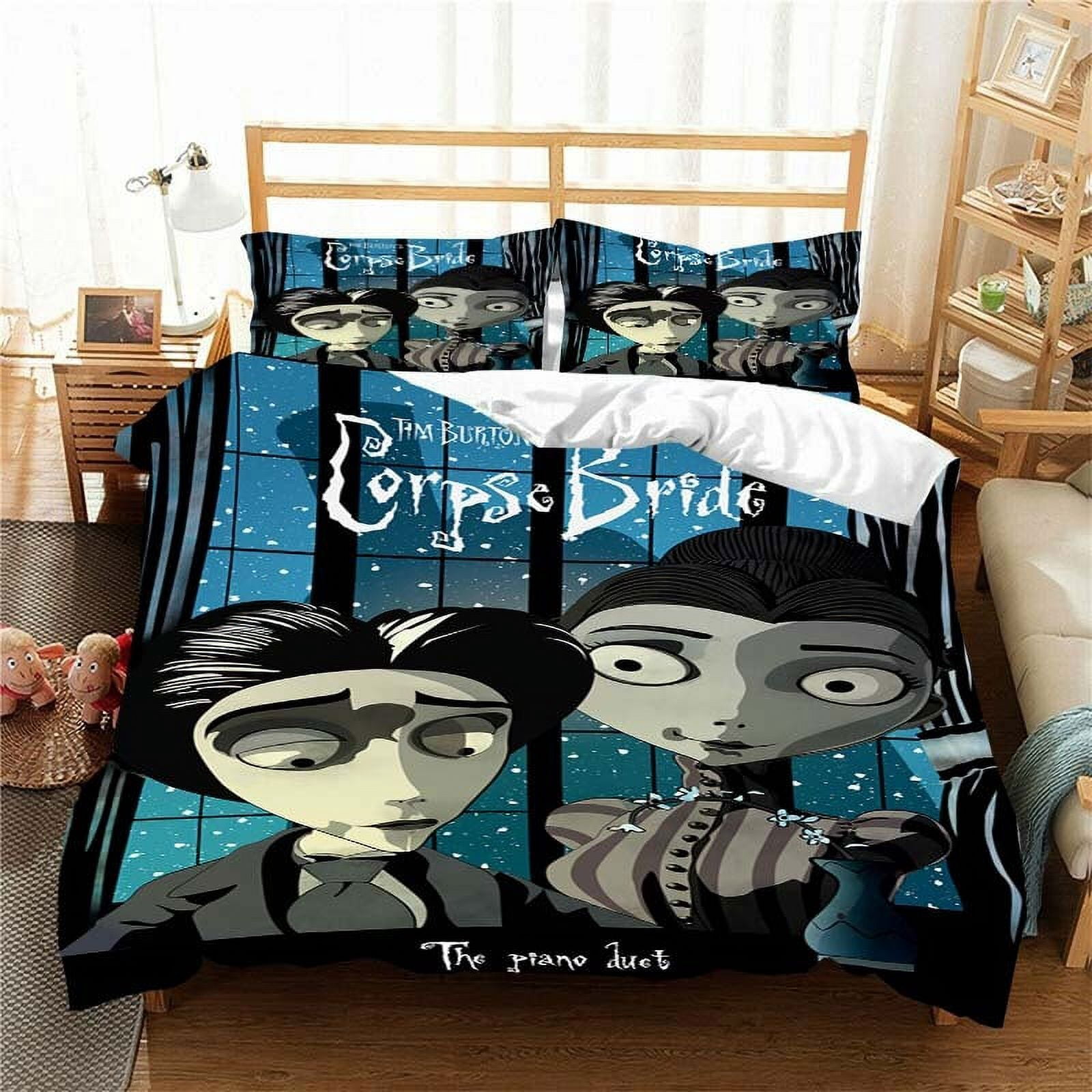 love animated film corpse bride Bedding Set Single/Twin King Duvet ...