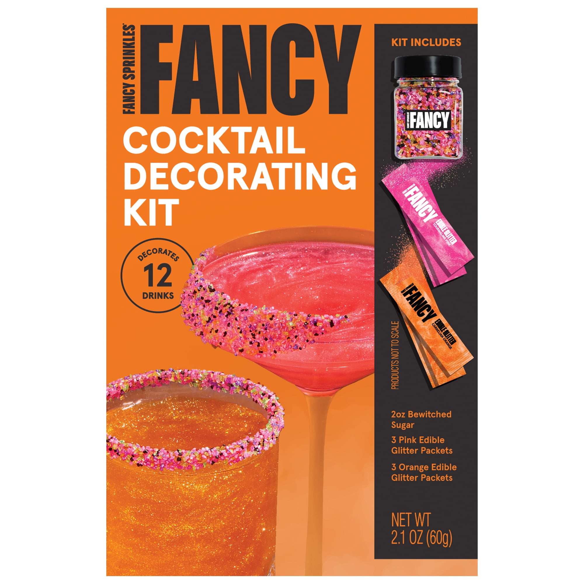 FANCY SPRINKLES® Witch and Famous Halloween Cocktail Decorating Kit, 2. ...