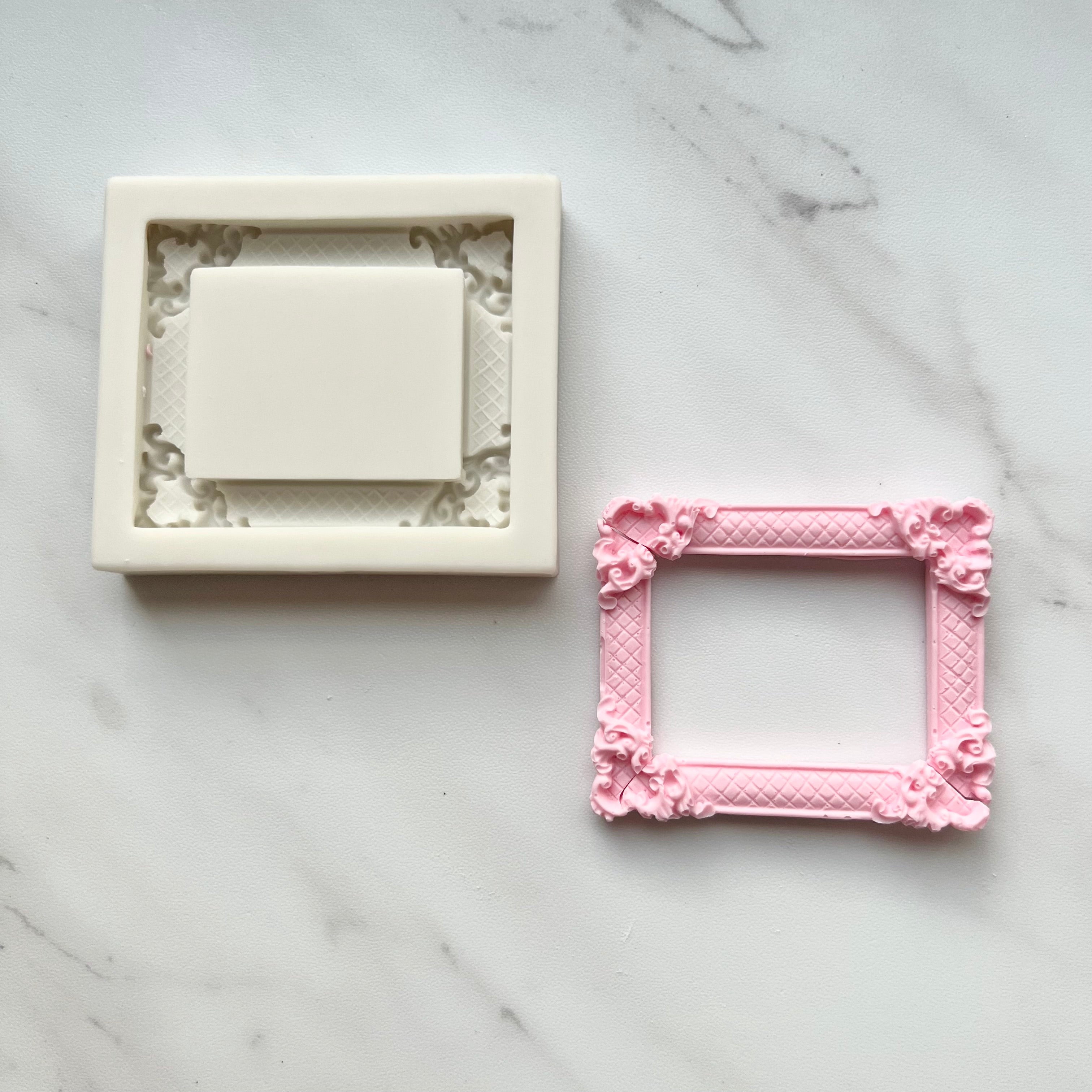 FANCY SQUARE FRAME BAKING MOLD FOR CUPCAKES, CAKEPOPS, CHOCOLATE ...