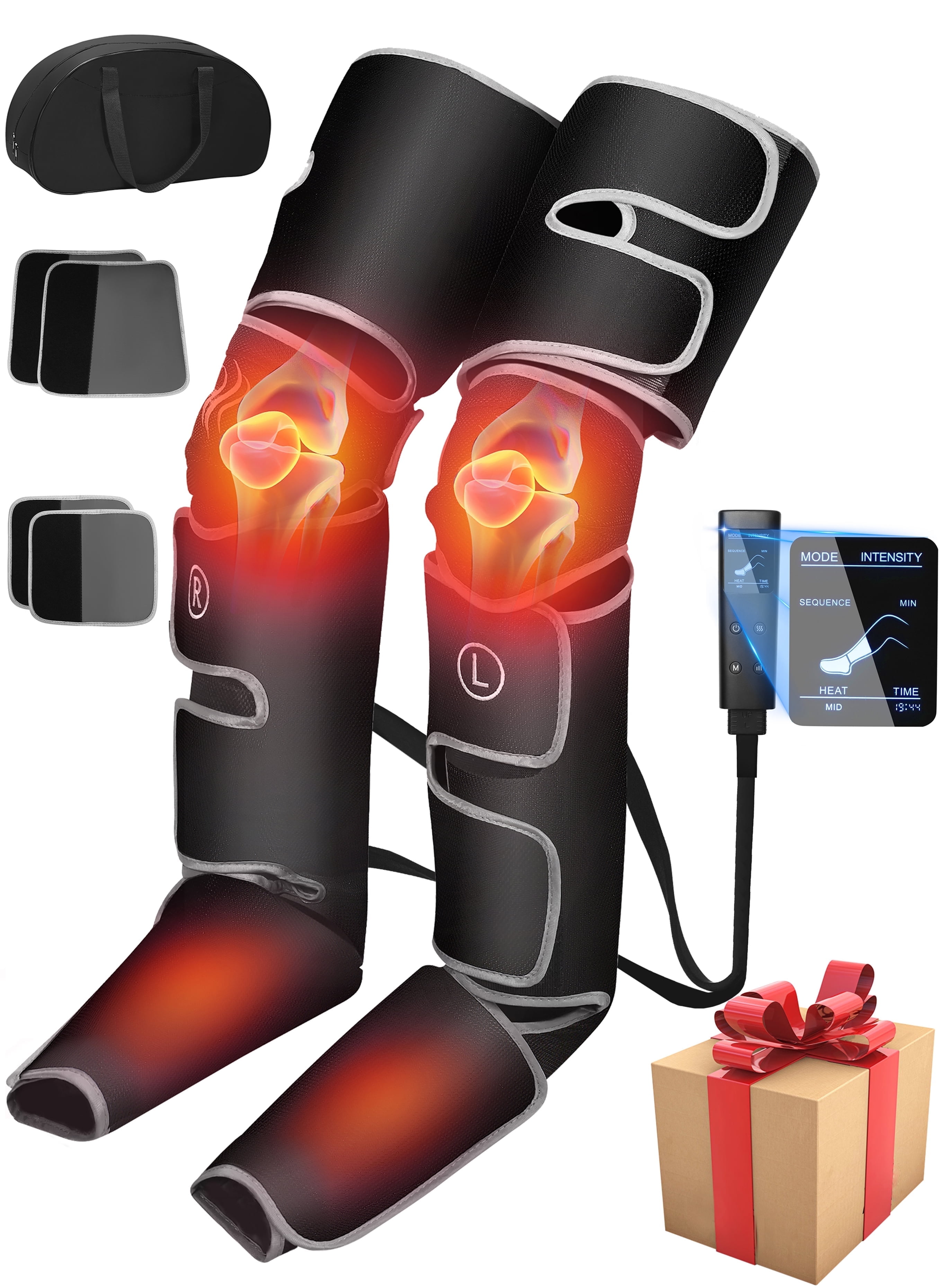 FANCYBANT Leg Massager 360° Full Wrap-Around Air 3 Intensities Foot ...