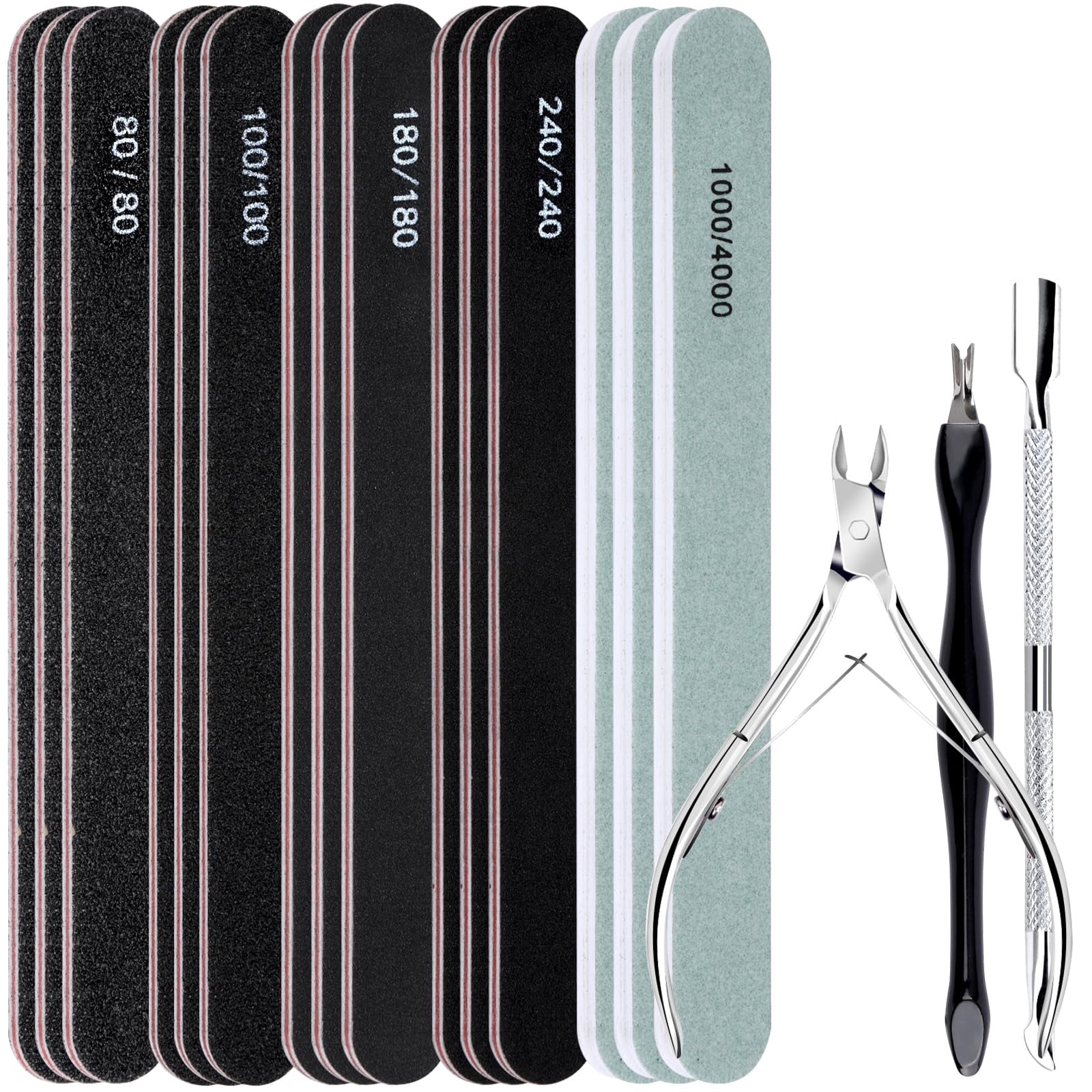 FANDAMEI Nail File, 15 MMF7 PCS Emery Boards For Fingernail Files, Nail ...