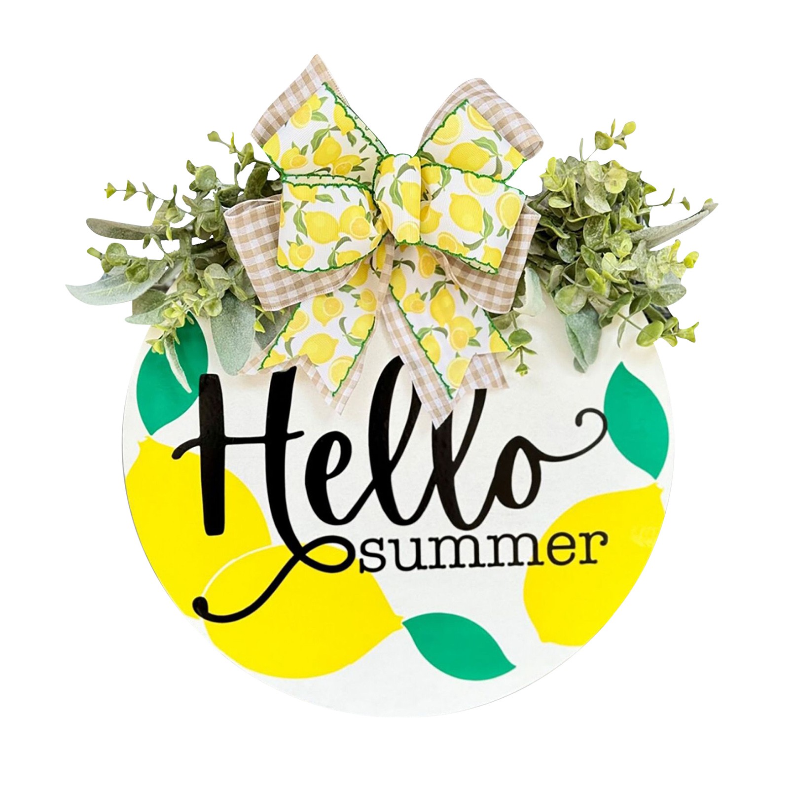 FANDANIV 3D Wooden Hanging Sign Day Sign For Spring Summer Home Window ...