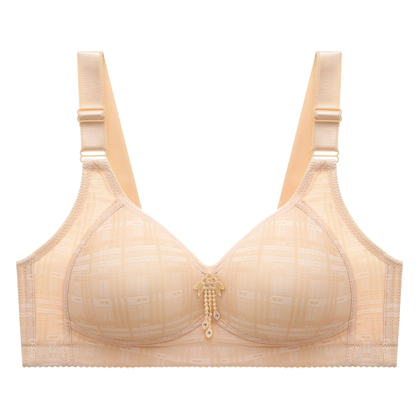 FANDANIV Women's Bras Seamless Curve Full Coverage Cup Light Padded ...