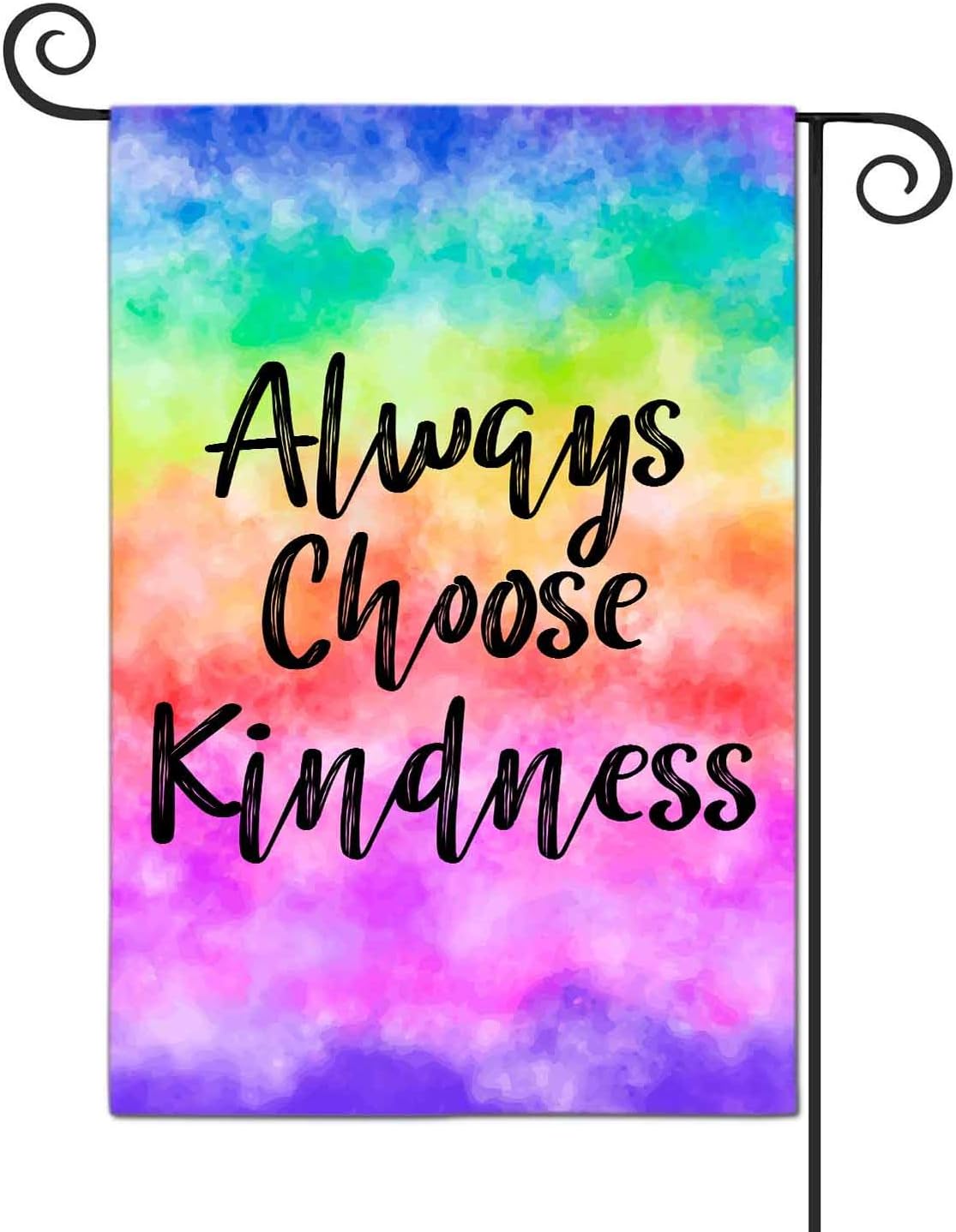 FANDEER Always Choose Kindness Garden Flags Decorative Outdoor Flags ...