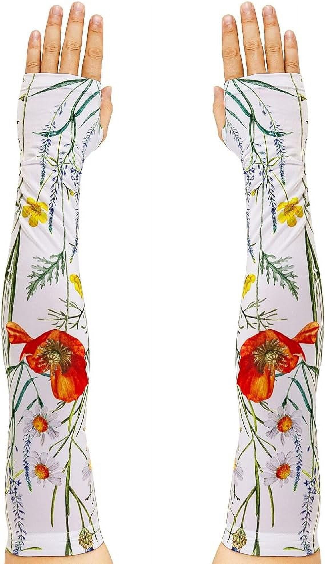 FANHAN Gardening Sleeves for Women Farm Sun Protection Ice Silk Thorn ...