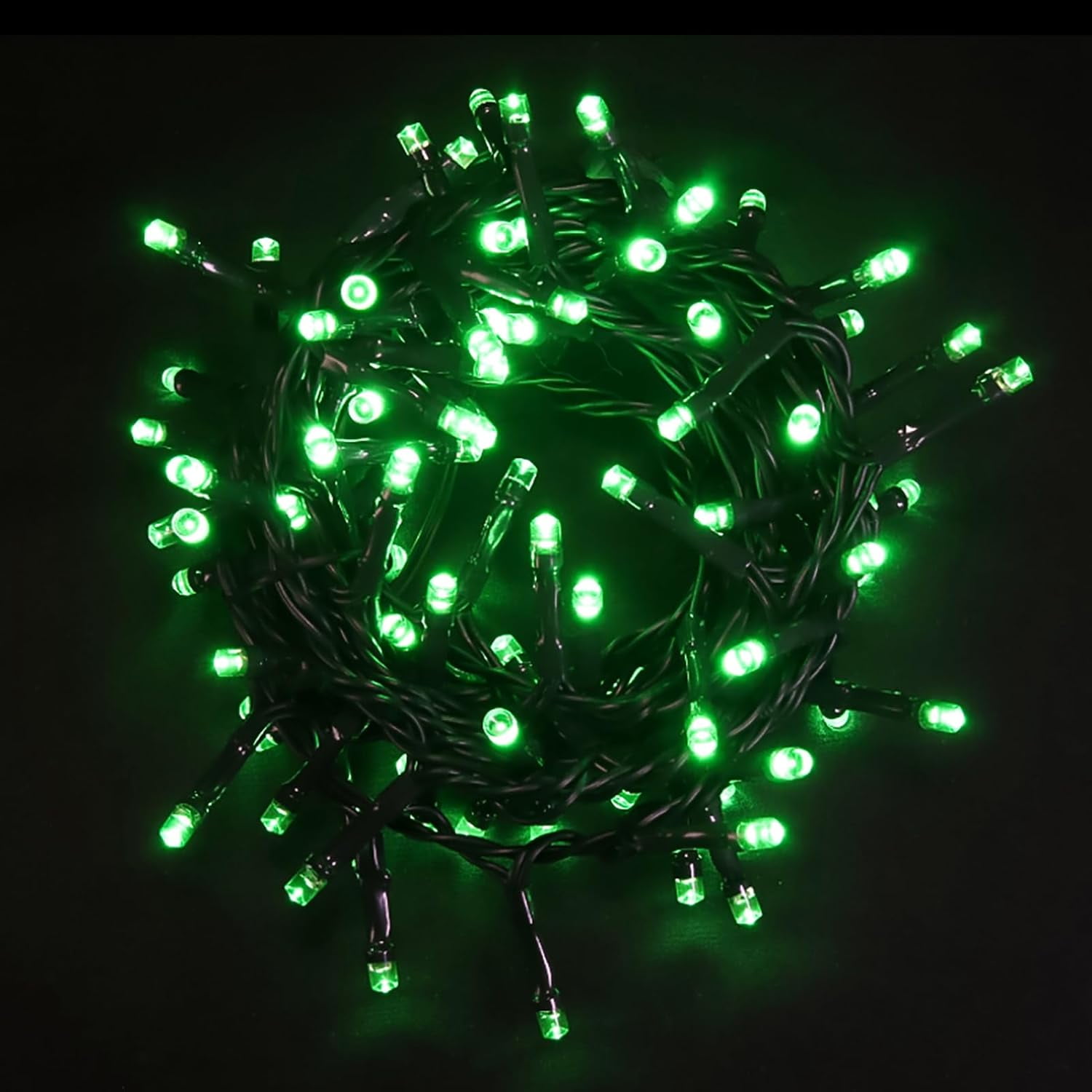 FANHUA-Green Christmas String Lights - 100 LED Green String Lights Plug ...