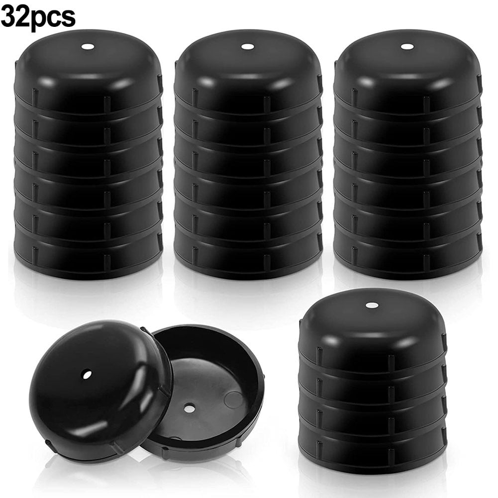 FANJIE 32PK 1-1/2" Wrought Iron Outdoor Patio Furniture Feet Cap Glides ...