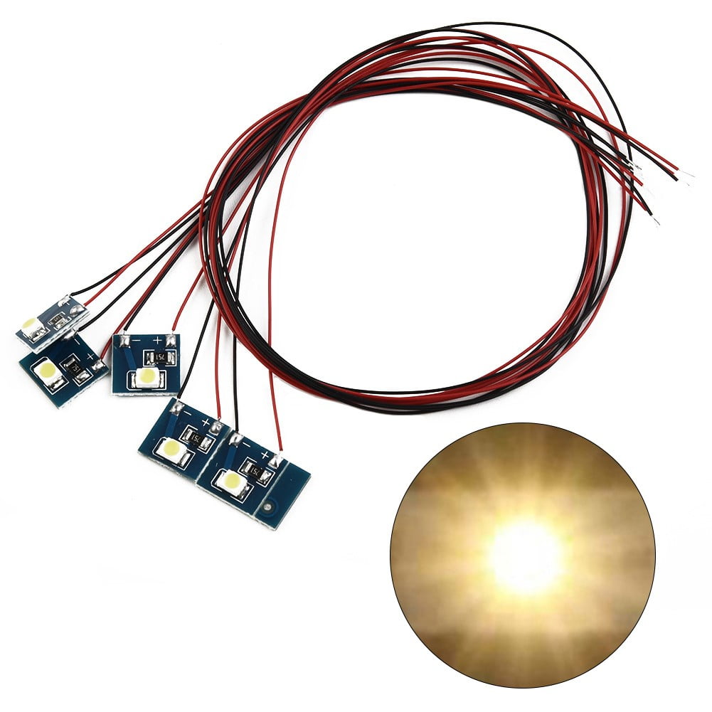 FANJIE 5pcs 12v LEDs for Model Railway Building Interior Lighting for ...