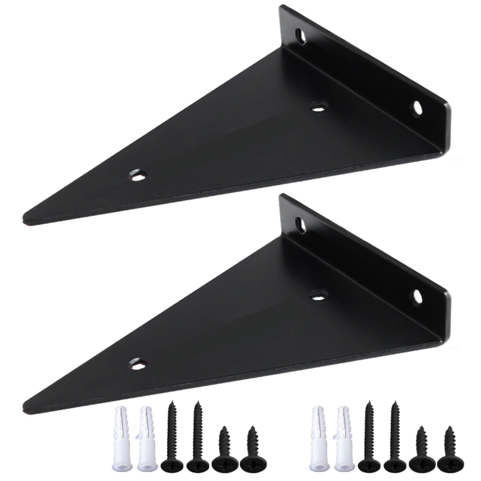 FANJIE Triangle Bracket Support Wall Shelves Mount Tripod Partition ...