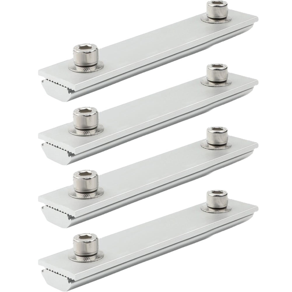 FANJIE Universal Aluminium Solar Module Rails Profile Connectors ...
