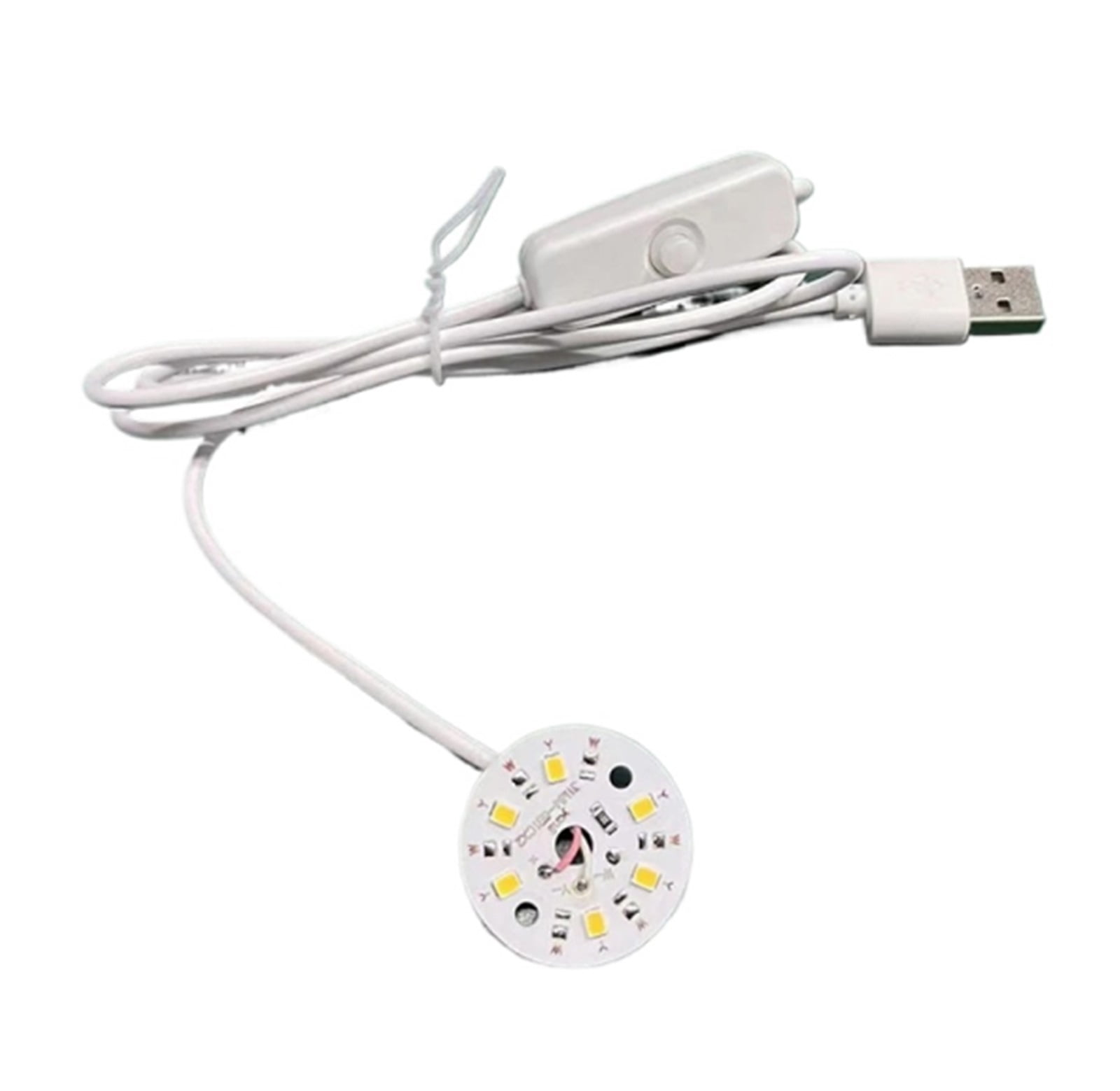 FANLEI 10cm Wood Light Base Rechargeable Wooden LED Light Rotating ...