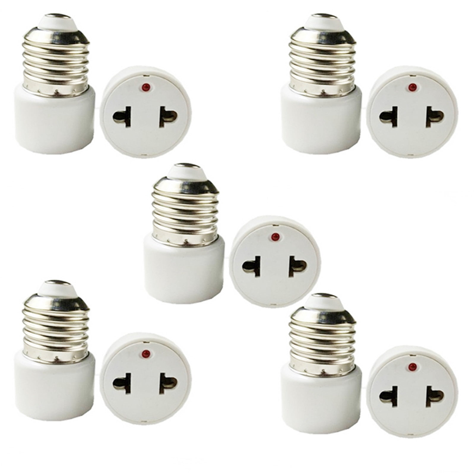 FANLEI 5pcs E27 Lamp Base US/EU Plug Bulb Holder Light Fixture Bulb ...