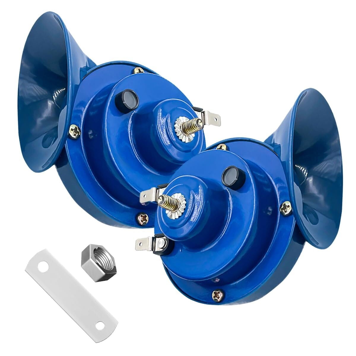 FANLEI Loud Car Horn, 12V Waterproof Snail Electric Horn, 300DB High ...