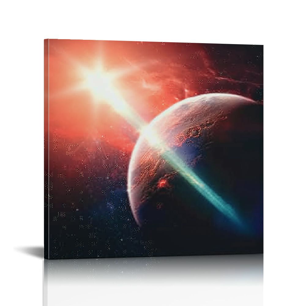 FANNA Outer Space Wall Art Galaxy Nebula Starry Cosmic Picture ...