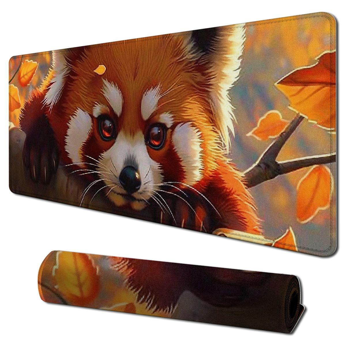 FANNA Print Mouse Pad | Cute red Panda Baby | Animal | Rectangular ...