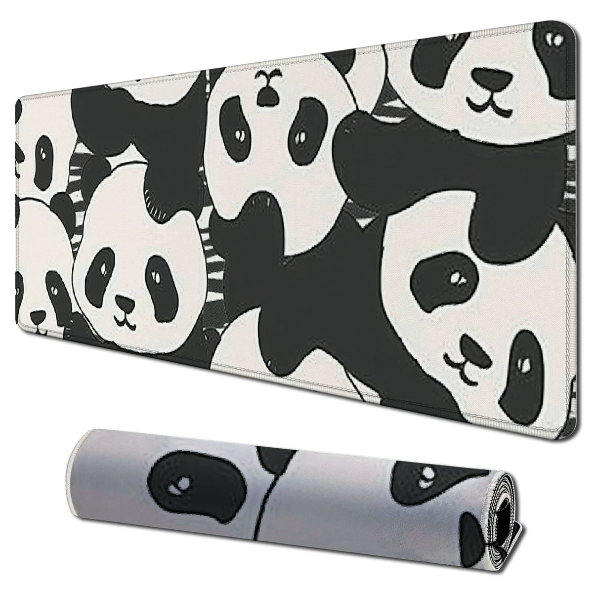 FANNA Smile Panda Mouse Pad Decorative Cute Little Lovely Animal ...