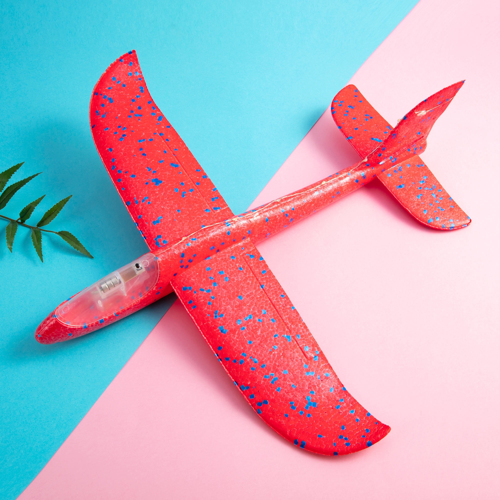 FANNYC 18.9" Large Throwing Foam Airplane, Kids Airplane Toys, Glider ...