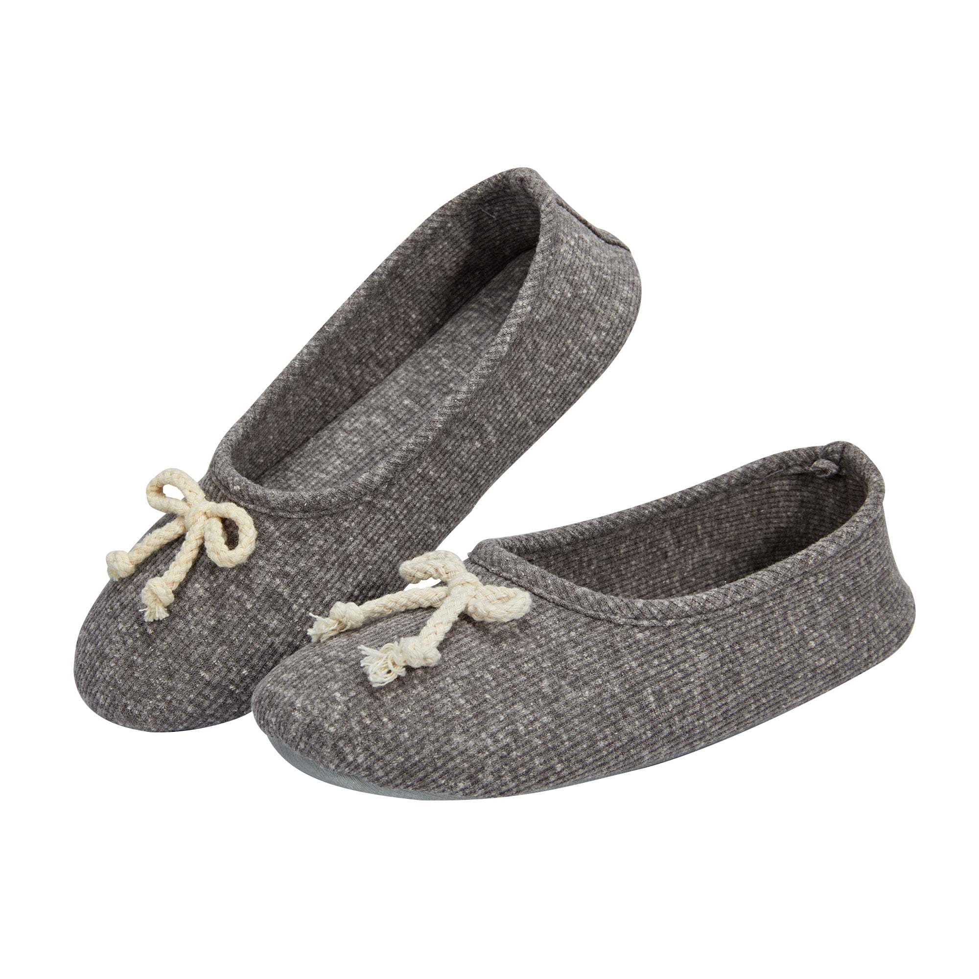 FANNYC Classic Women's Ballerina Slippers Cute Bow Home Warm Slippers ...