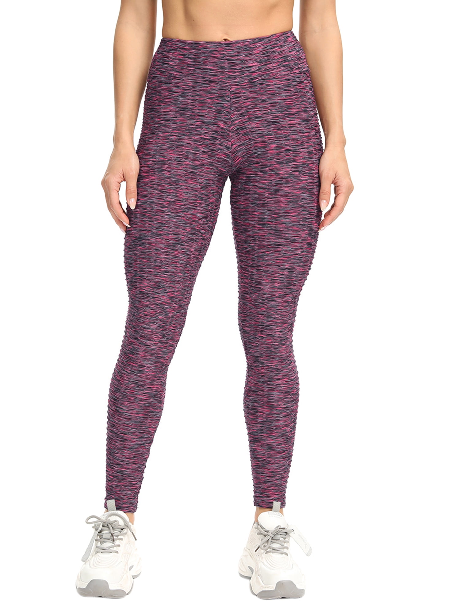 FANNYC Compression Tights For Women High Waist Sports Yoga Pants ...