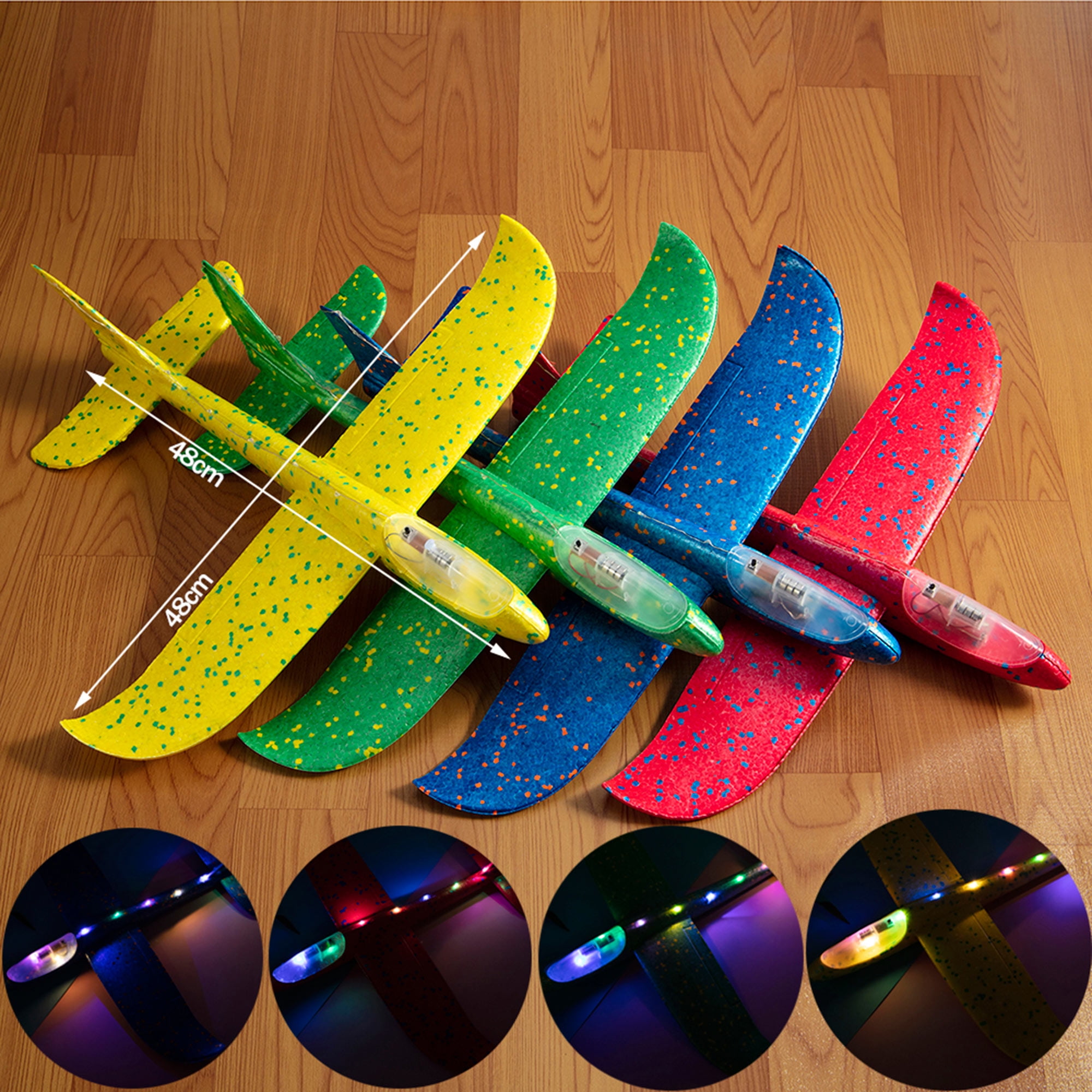 FANNYC Foam Airplane Toys For Kids Toddler Aircraft Hand Throwing ...