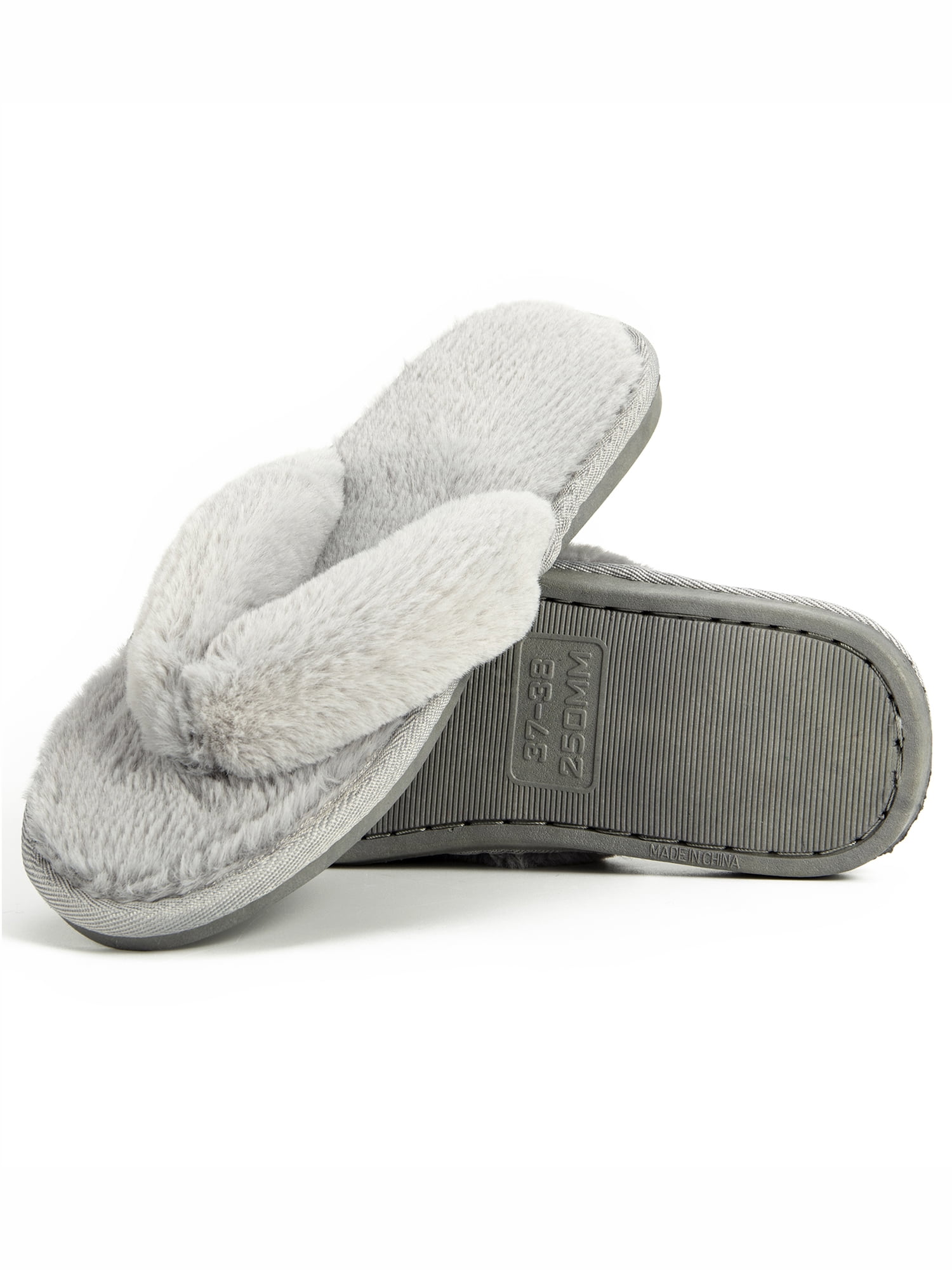 FANNYC Women's Comfy Flip Flops Indoor House Slippers with Memory Foam ...