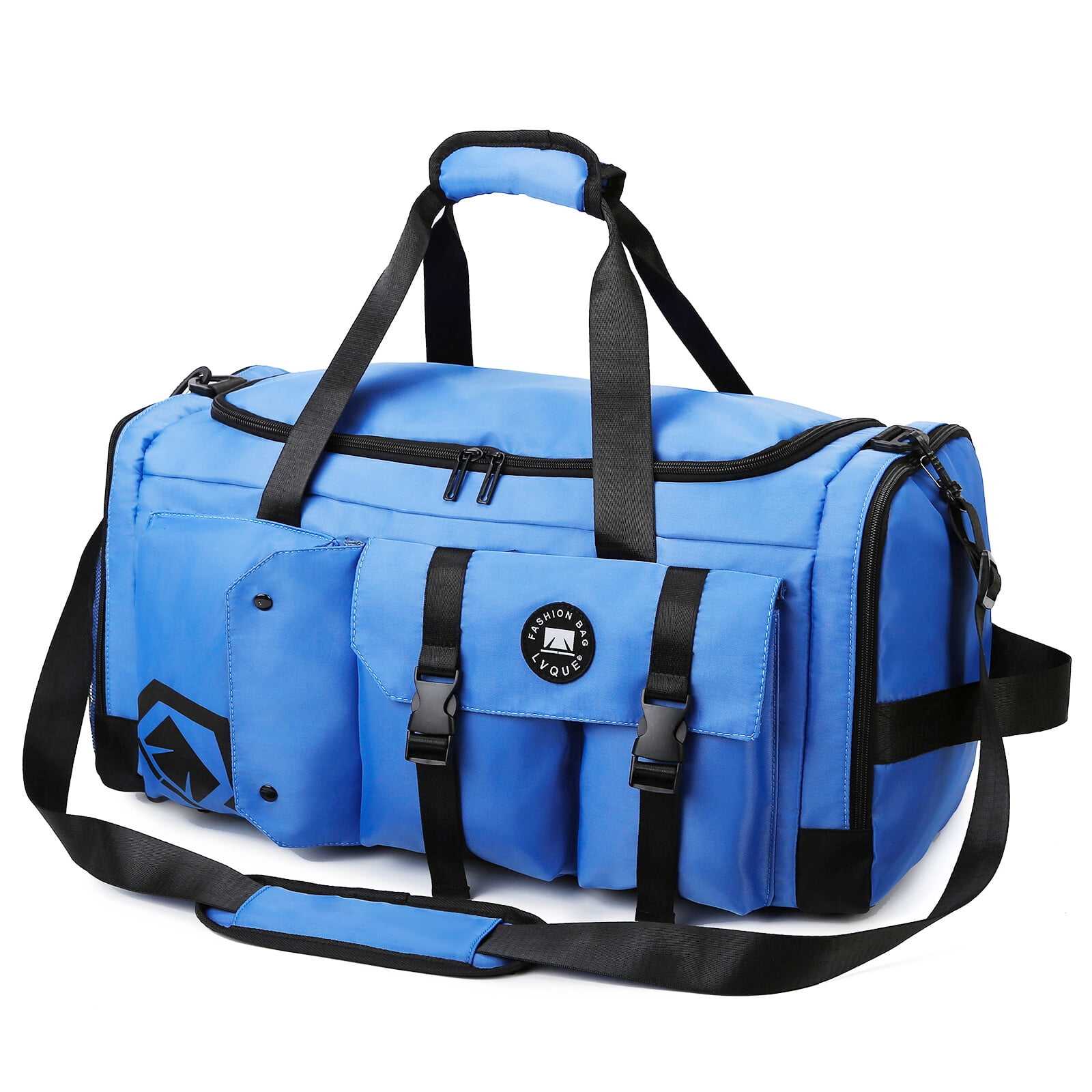 FANOTEK 40L Duffle Bag for Men & Women Gym Bag Backpack with Shoe ...